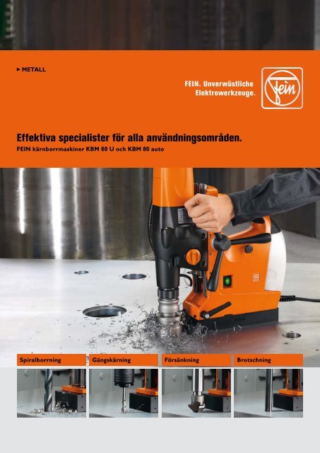 FEIN Magnetborrstativ KBM 80 - Specma Tools