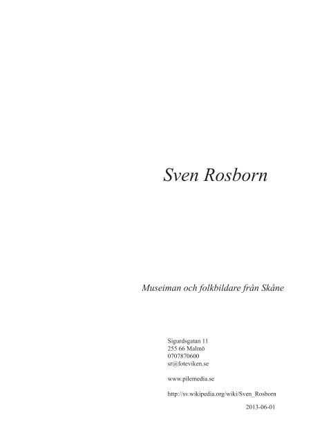 Sven Rosborn - Pilemedia