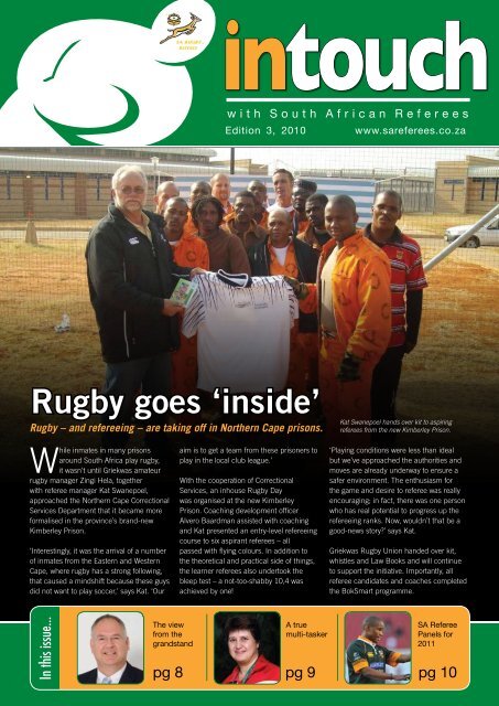 Intouch Edition 3, 2010 - SA Rugby Referees