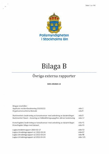 Bilaga B
