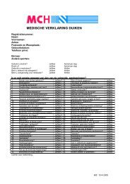 medische verklaring / medical statement - Apeldoorns Duik Team