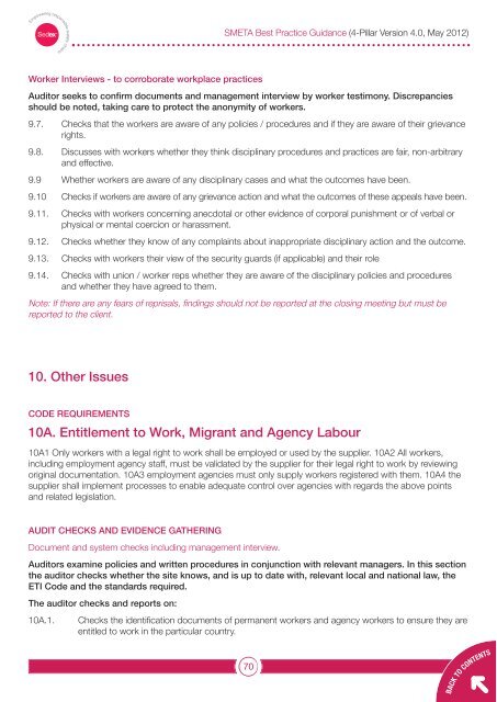 Worker Interviews - to co