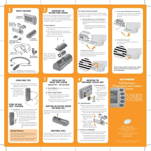 V2020 User's Guide - Advanced Safety Devices