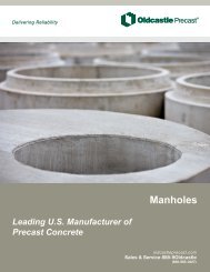 Concrete Products Catalog - Oldcastle Precast