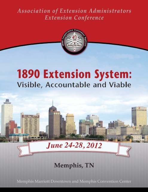 1890 Extension System: - Association of Extension Administrators