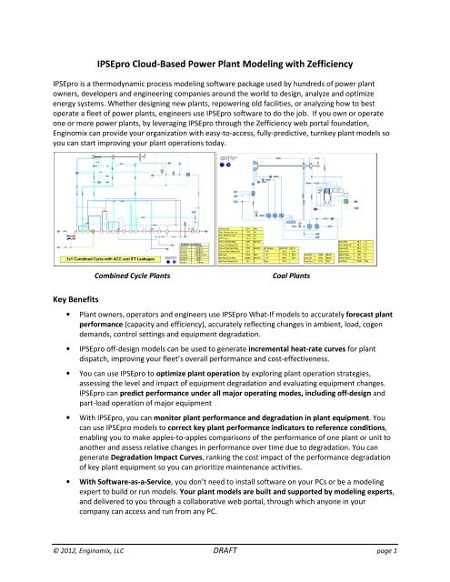 IPSEpro Cloud-Based Thermodynamic Modeling - Enginomix LLC