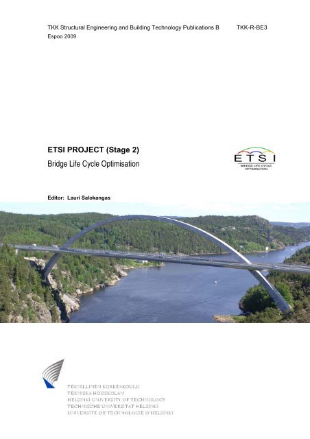 Bridge Life Cycle Optimisation - ETSI Project - Stage III
