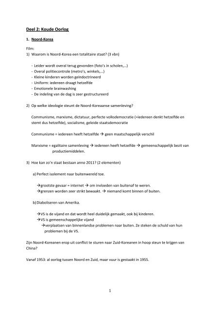 Deel 2: Koude Oorlog - Arnout Devos