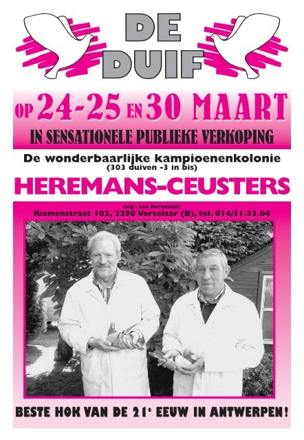 Totale verkooplijst 2006 HEREMANS-CEUSTERS