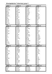 Woordpakketten groep 5 Taalverhaal spelling - Het Visnet