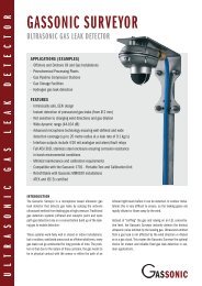 Gassonic Observer Gas Leak Detector