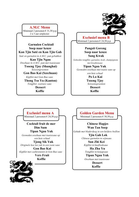 Golden Garden Chinese Restaurant Menu | Fasci Garden