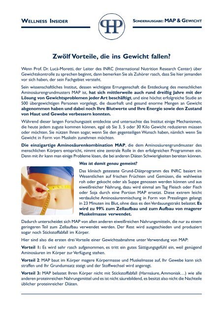 Ins Gewicht Fallen