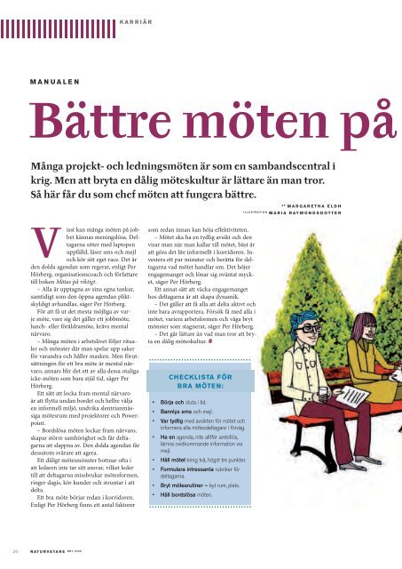 Bättre möten på jobbet - Naturvetarna Bättre möten på jobbet - Naturvetarna