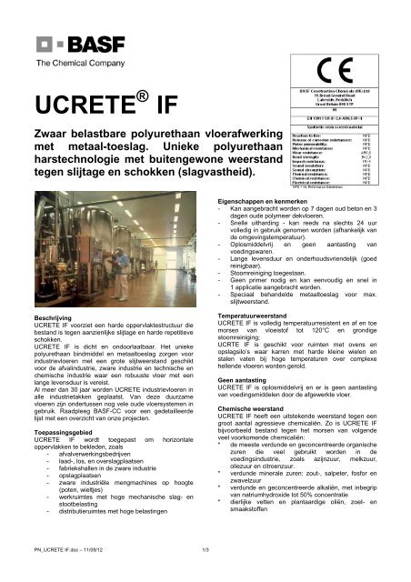 UCRETE IF - Basf