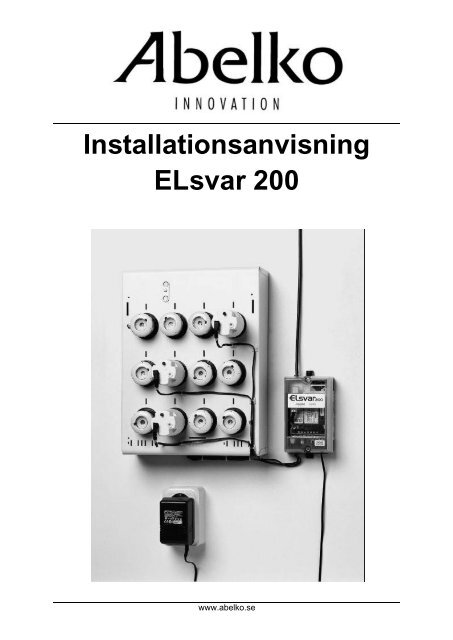 Elsvar 200 - Abelko Innovation