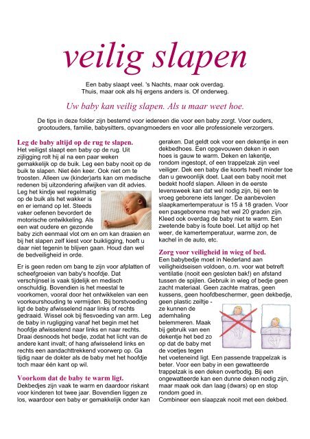 Protocol Veilig slapen