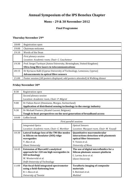 the detailed symposium programme in PDF format