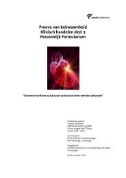 Stagewerkplan - Yvonne Willemse - Verpleegkundig Specialist MANP