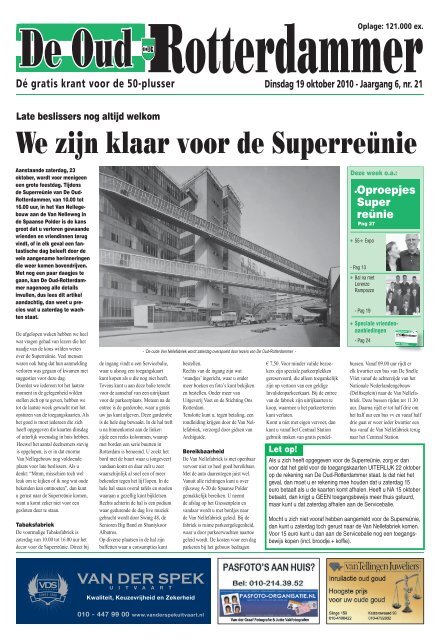 Jaargang 6, nr 21, week 42 - De Oud Rotterdammer