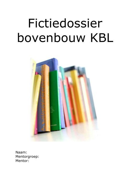 Fictiedossier bovenbouw KBL - Het Griendencollege