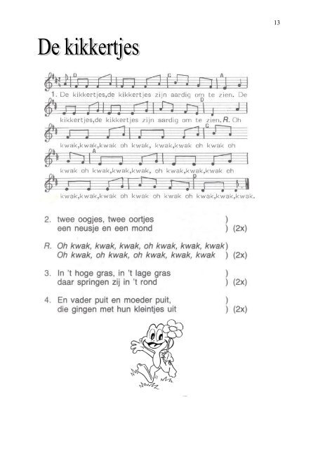 Bundel met liedjes, moppen, versjes en gedichten - Huize Radeske
