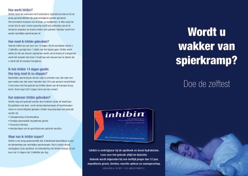 Inhibin patiëntenfolder