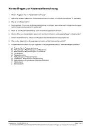 Aufgaben zu ARAP / PRAP A