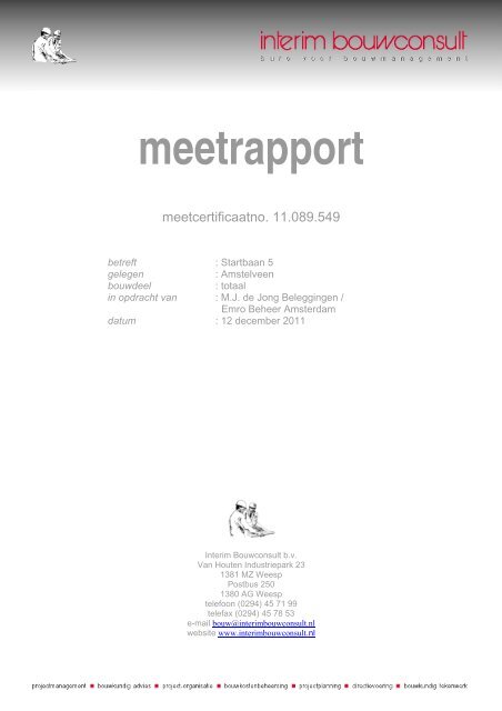 NEN 2580 meetrapport