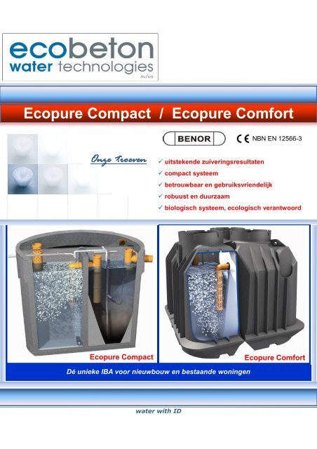 Ecopure Compact / Ecopure Comfort - Gedimat Smets