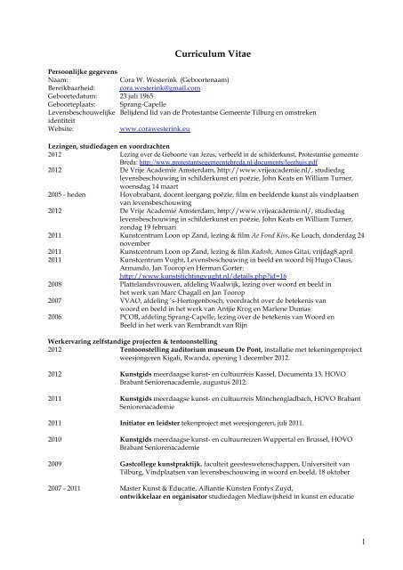 CV Cora Westerink