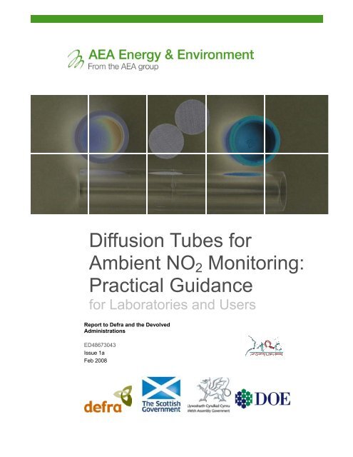 Diffusion Tubes for Ambient NO2 Monitoring: Practical Guidance