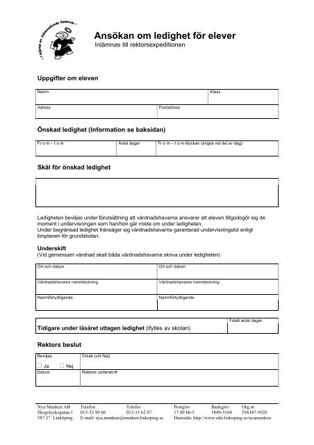 här på hemsidan - Nya Munken