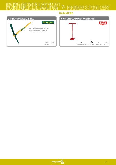 Handgereedschap > hefbome