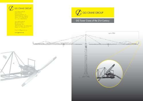 GG Tower Crane of the 21st Century - GG Crane Group