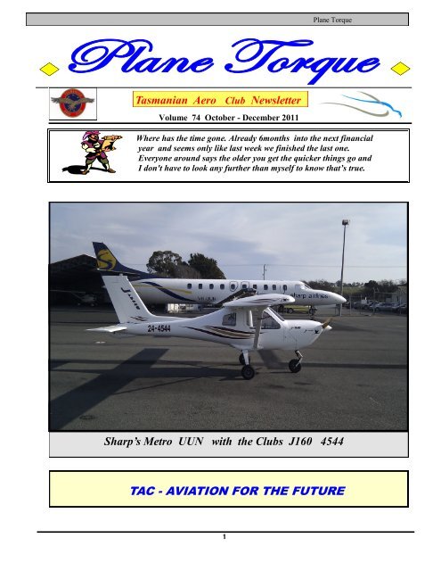 TAC - AVIATION FOR THE FUTURE - the Tasmanian Aero Club