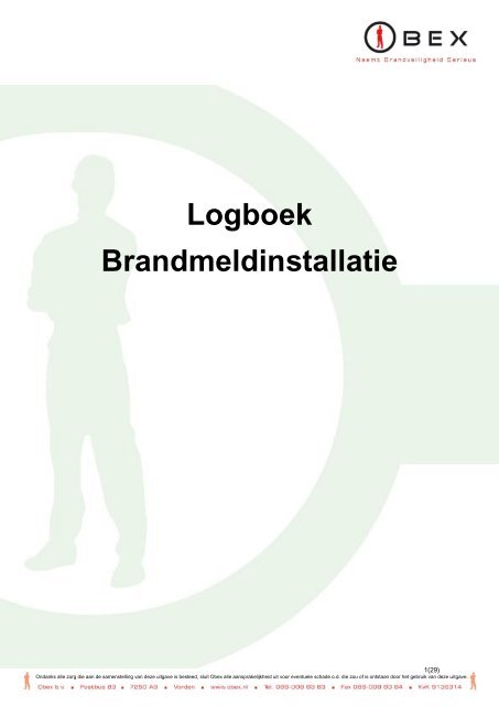Logboek Brandmeldinstallatie