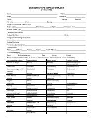 Intake formulier def - Isso