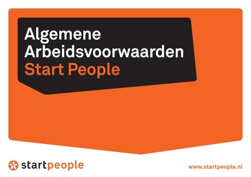 Algemene Arbeidsvoorwaarden Start People