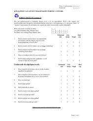 EORTC QLQ-C30 (version 3)