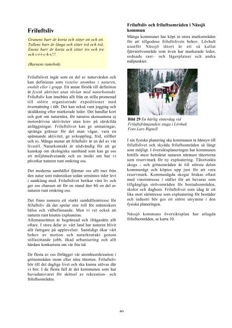 Friluftsliv - Nässjö kommun Friluftsliv - Nässjö kommun
