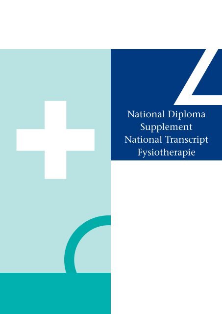 National Diploma Supplement National Transcript ... - KNGF