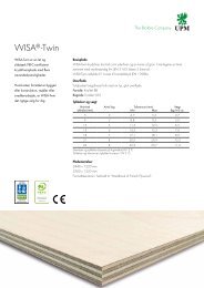 BYG DIN VERDEN MED WISA® – - WISA® plywood and veneer