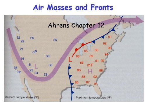 Air Masses and Fronts