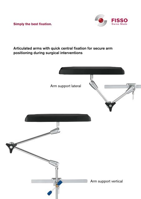 Arm support lateral and vertical E - Baitella AG