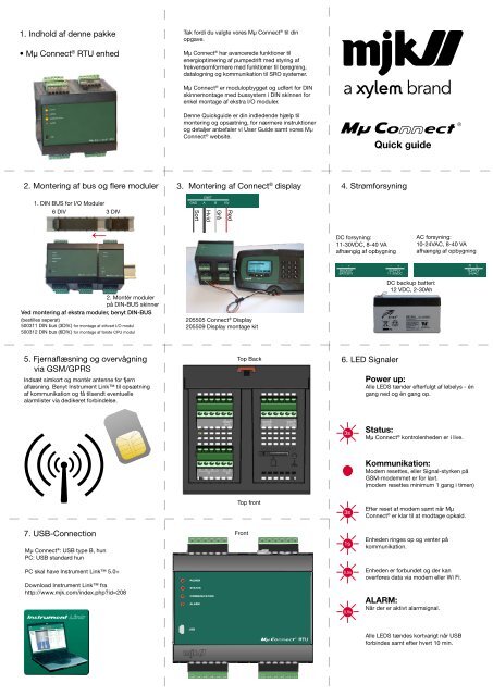 Quick guide - MJK Automation