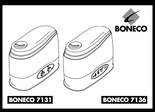 BONECO 7136 BONECO 7131 - Plaston