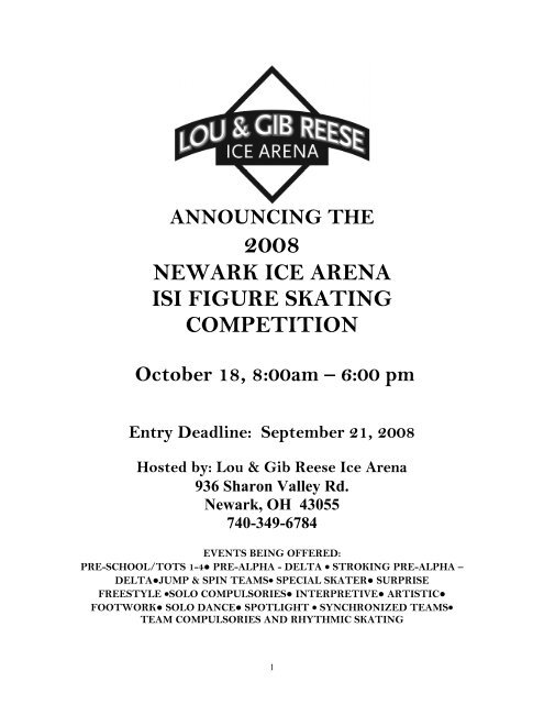 newark ice arena isi figure skating competition - Oxford Skating Club