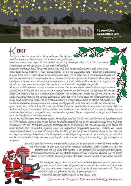 Dorpsblad december 2011 - IJzendijke-online