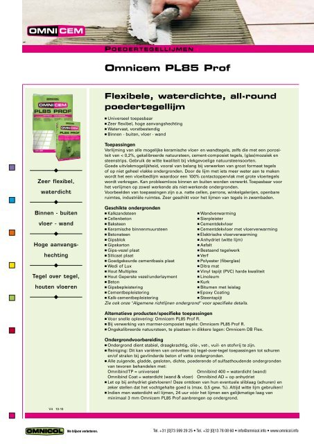 Productfiche - Omnicol